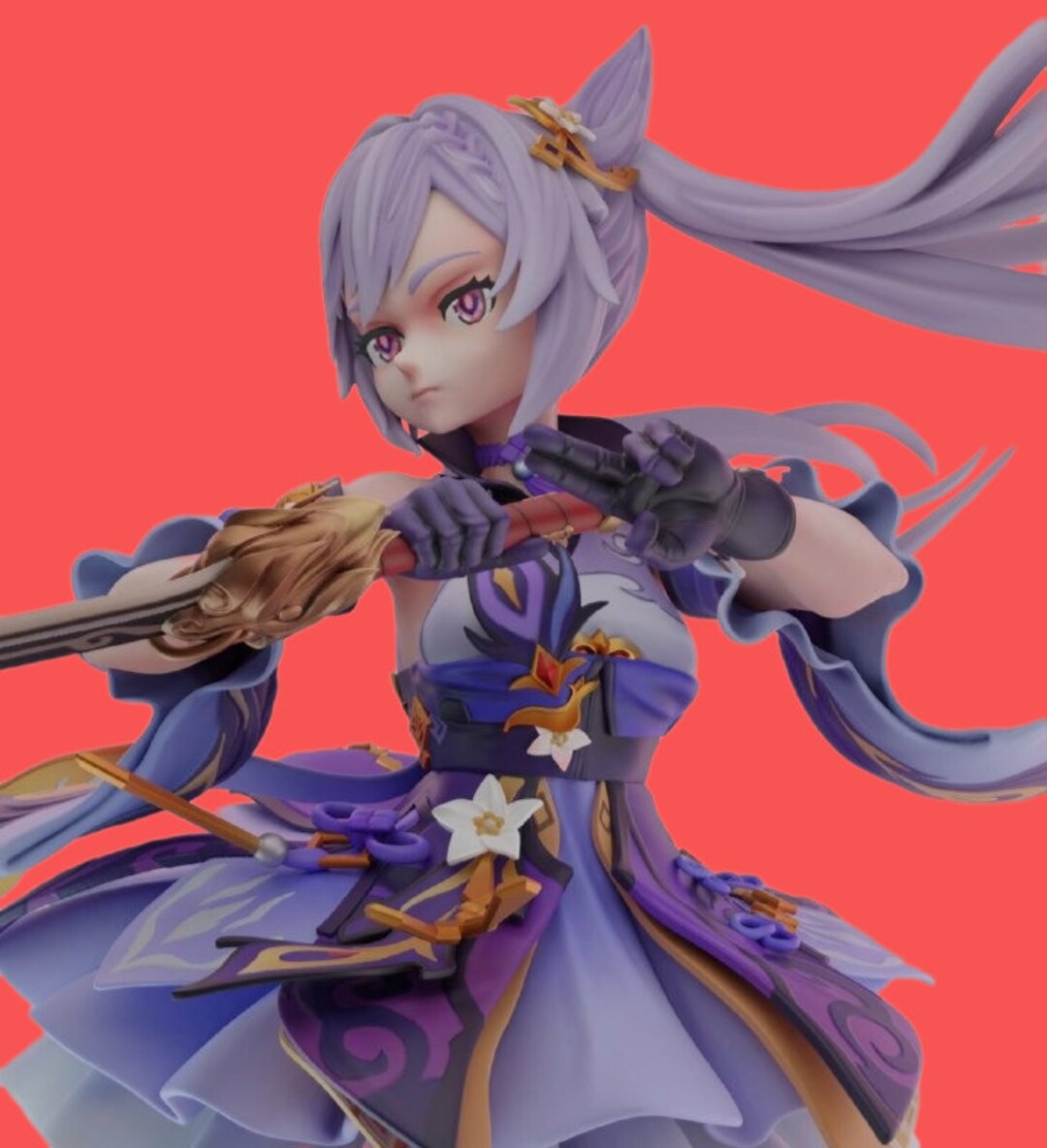 Keqing 3D STL Genshin Impact 3D STL Games Character Anime STL Keqing ...