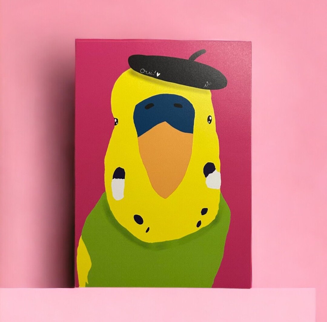 Budgie Card Bird Card Parakeet Card Parrot Card - Etsy