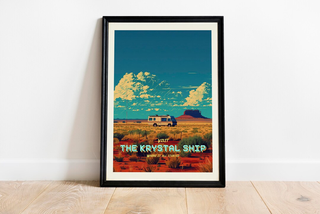 The Krystal Ship Vintage Travel Poster - Etsy