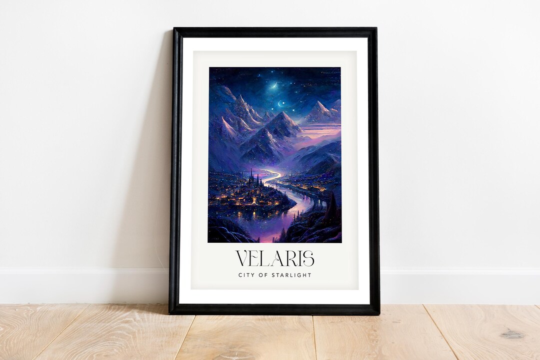 Velaris Print - Acotor Velaris Art - Digital Sarah J Mass Print ...