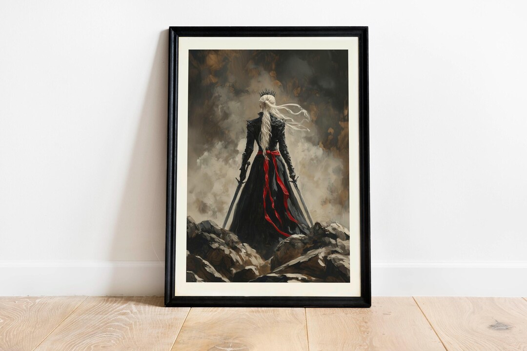 Manon Blackbeak Painting Print - Throne of Glass Art Digital Download ...