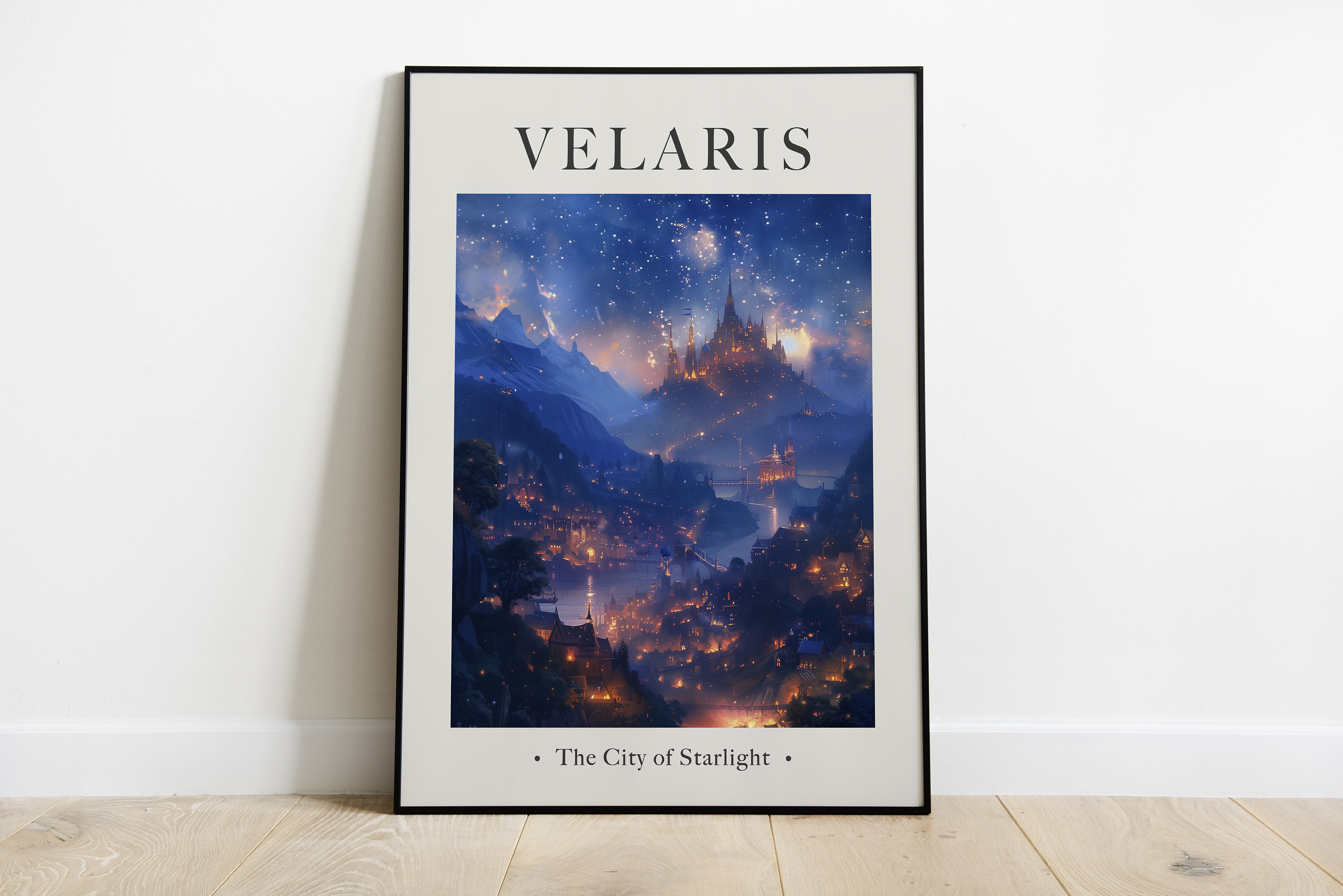 Velaris City of Starlight Poster Print Velaris ACOTAR Wall Art Night ...