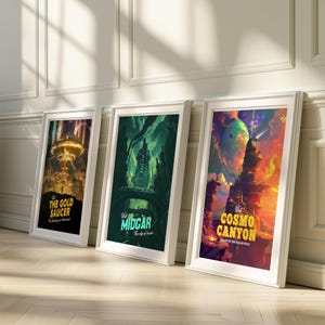 Final Fantasy Print - Set of 3 FF7 Poster - Digital Fan Art - Cloud ...