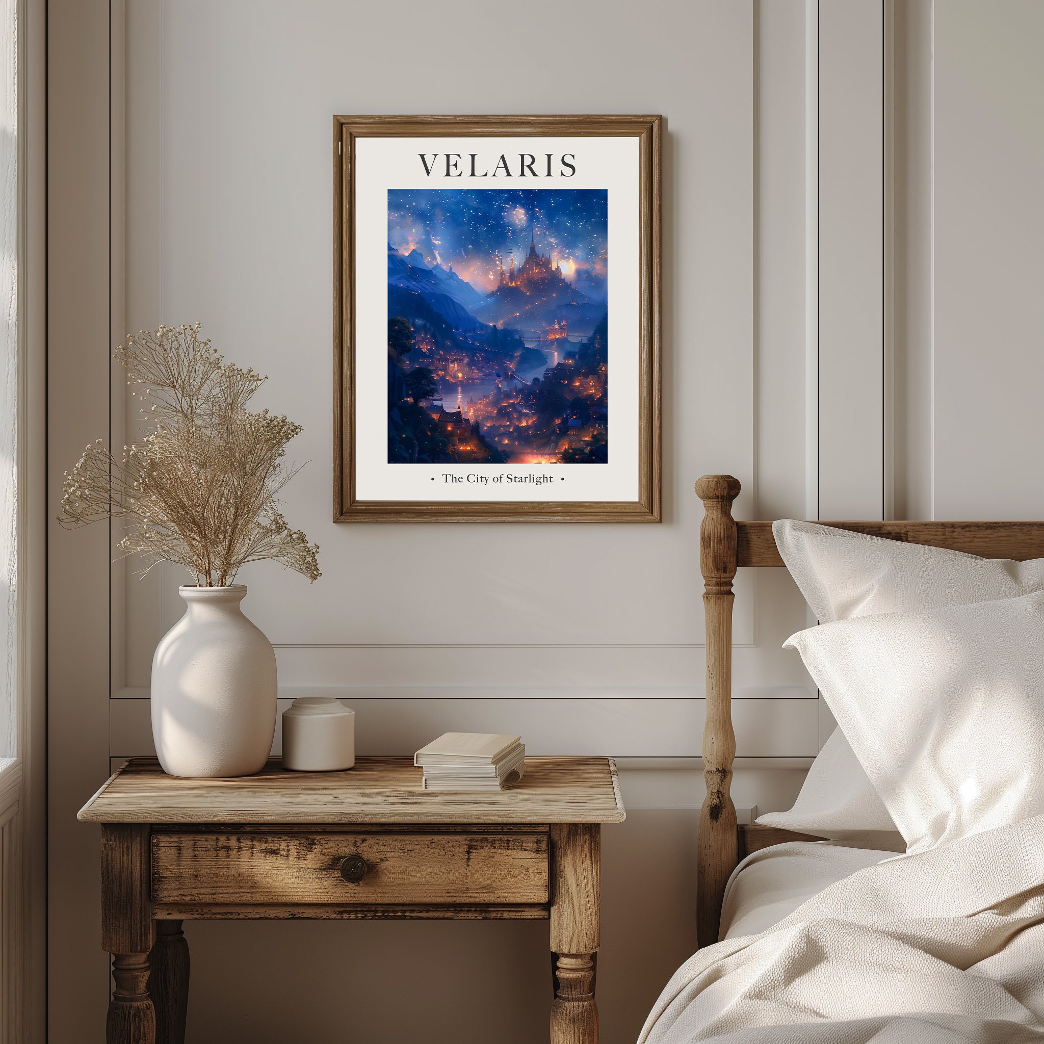 Velaris City of Starlight Poster Print Velaris ACOTAR Wall Art Night ...