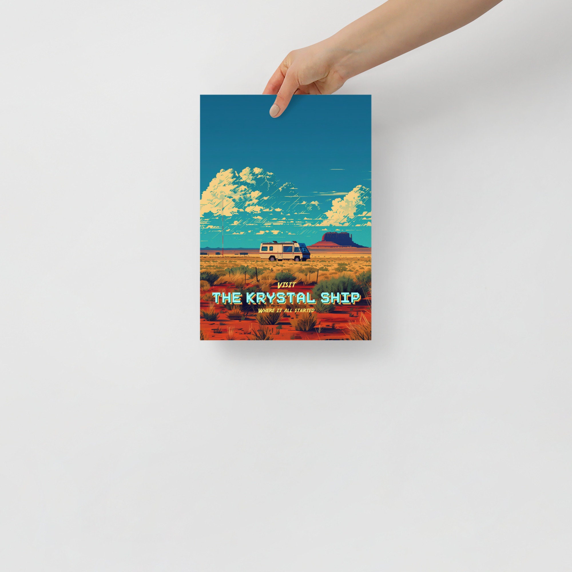 The Krystal Ship Vintage Travel Poster - Etsy