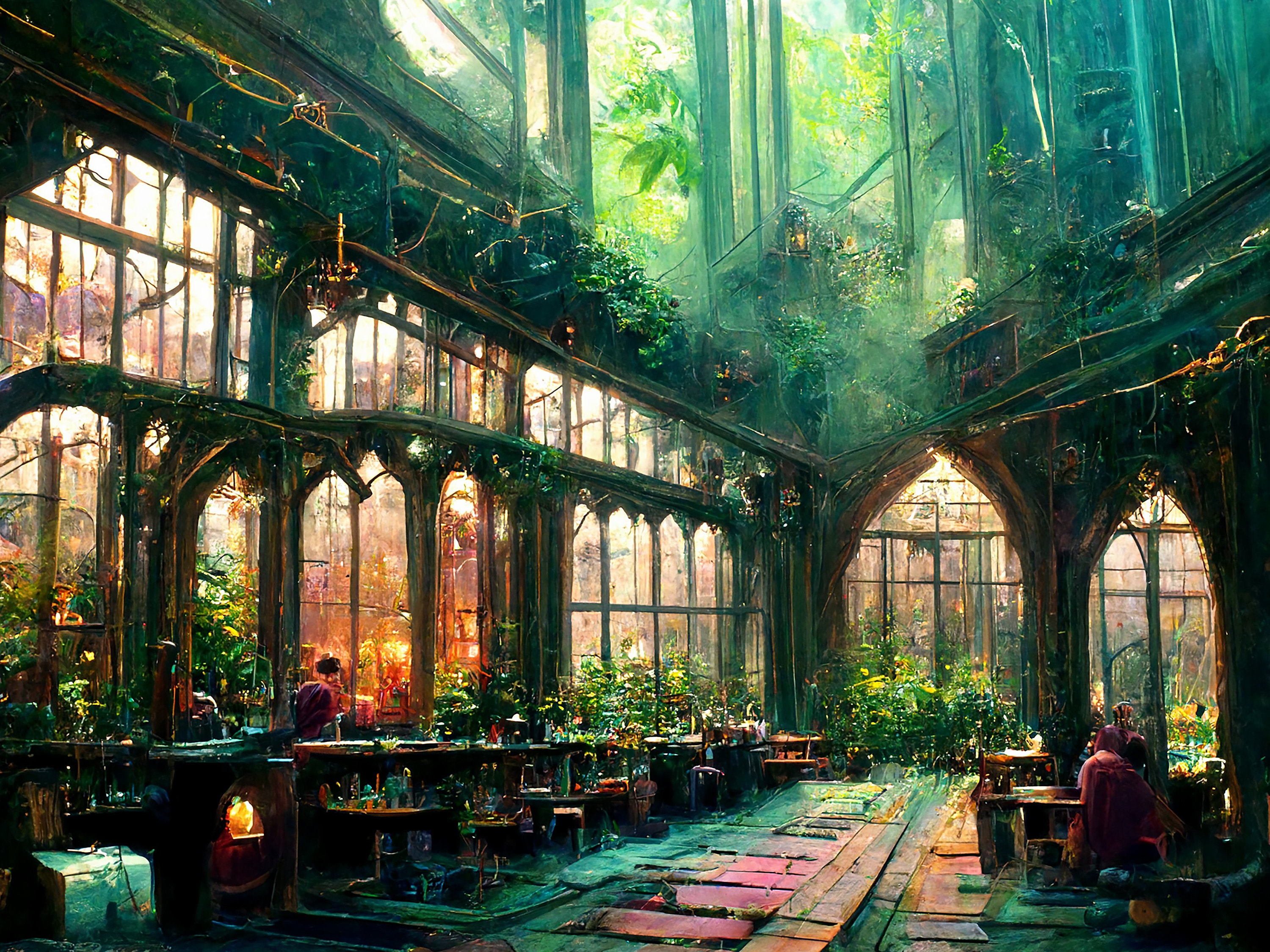 Herbology Class Illustration, Wall Art, Art Print, Digital Download ...