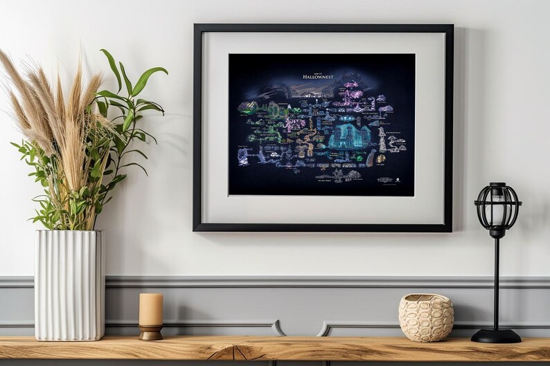 Hollow Knight Map of Hallownest Poster Digital Download, Home Decor ...