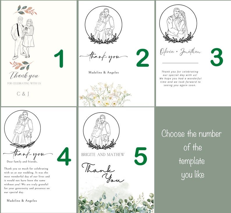 Personalized Invitation, Wedding Invitation, Invitation With Line Art ...
