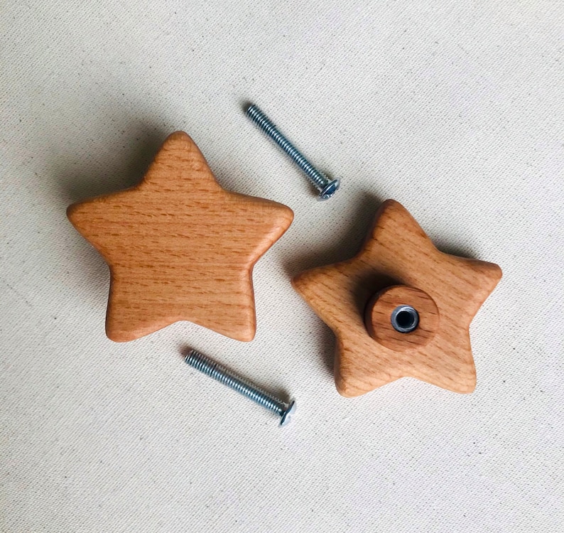 Wood Drawer Handles - Wood Drawer Pulls - Wood Cabinet Handles - Furniture Handles - Kitchen ...