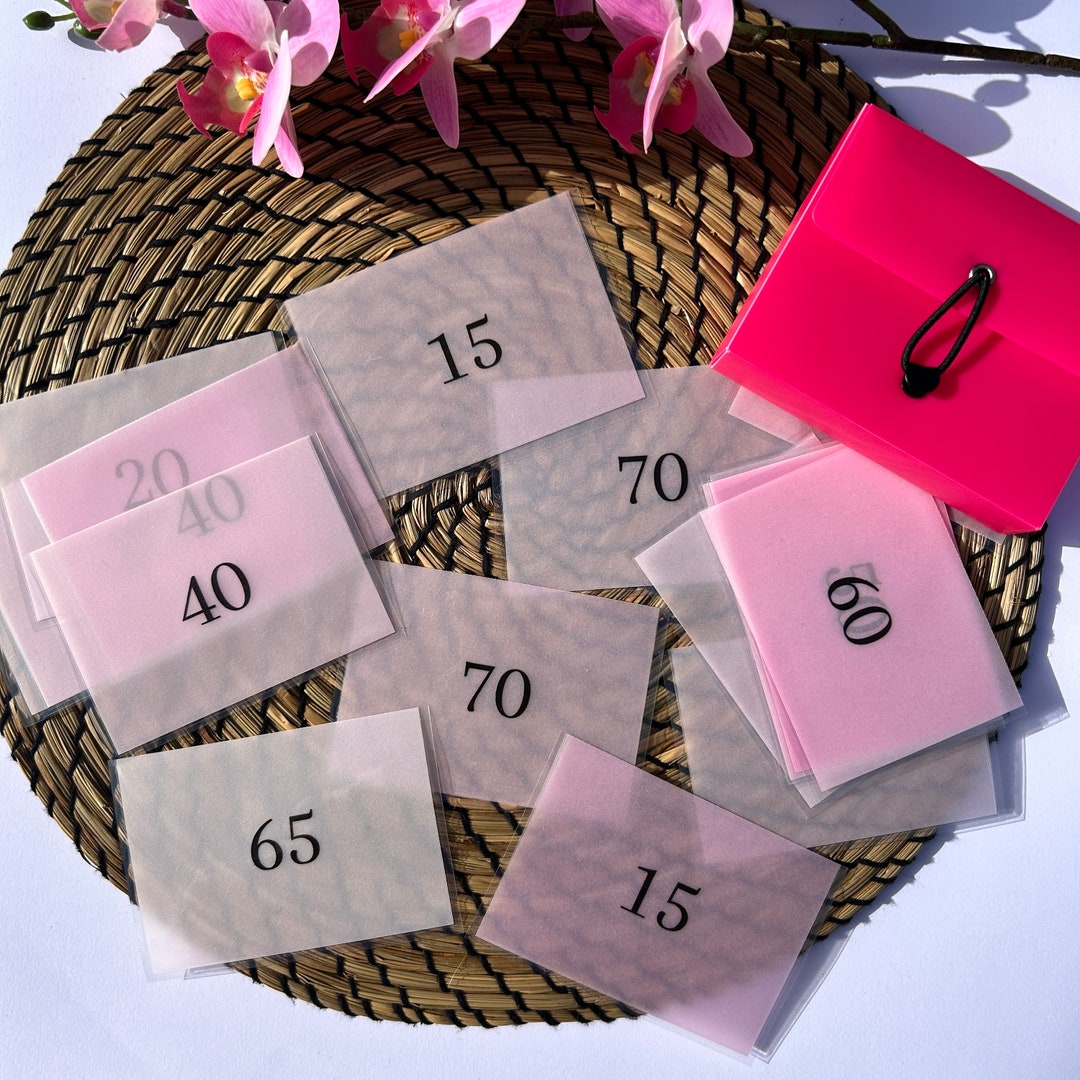 1000 Euro Savings Challenge for the Budget Planner Challenge Envelope ...