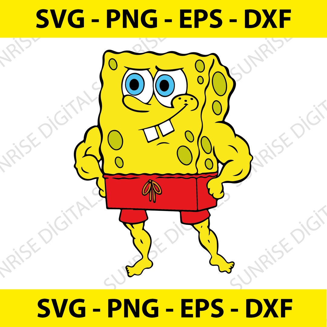 Thoughtful Sponge Svg, Sponge B Svg Sponge Png, Svg Cut File for Cricut ...