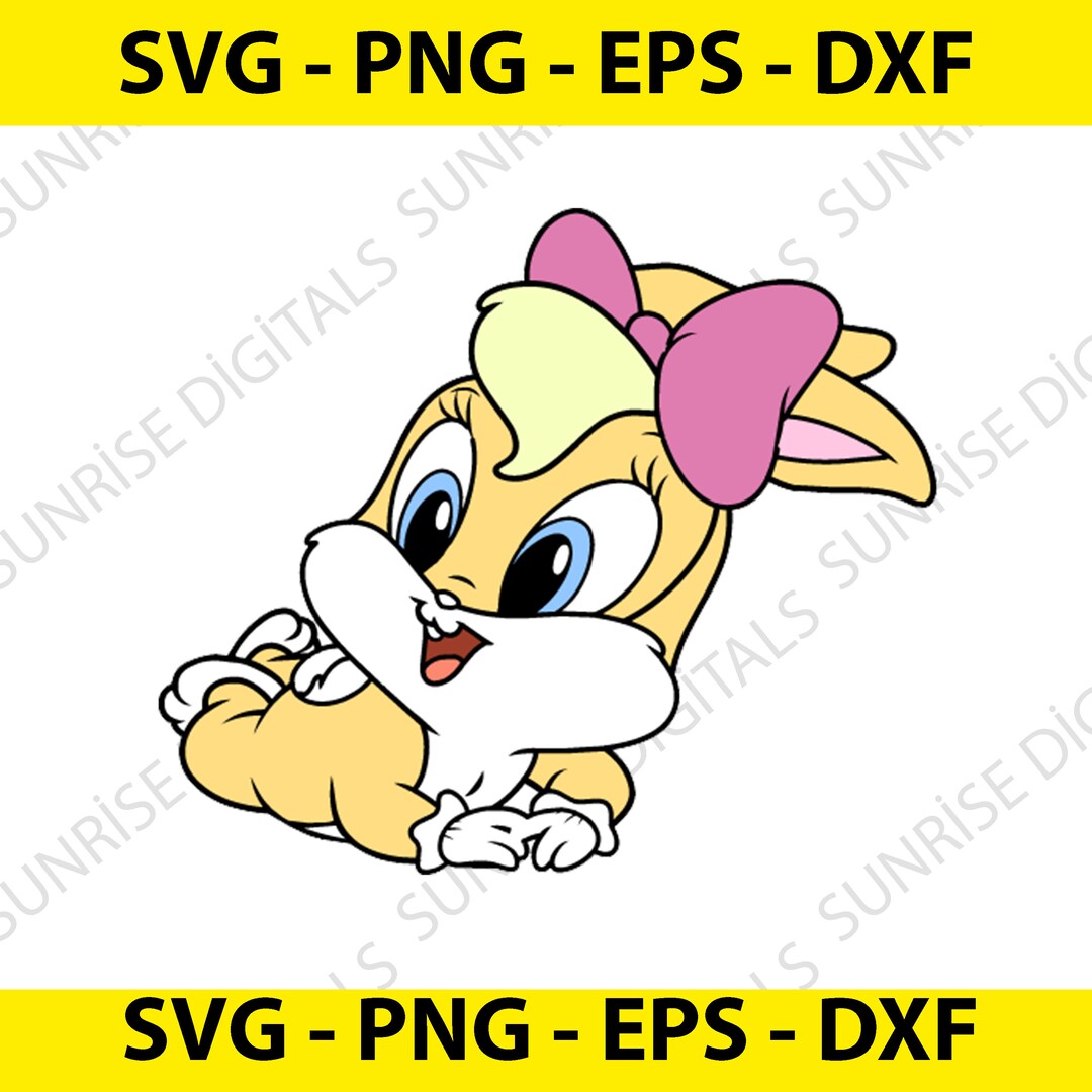 Bunny Lola Svg, Looney T Svg, Svg Cut File for Cricut, Eps Dxf Png ...