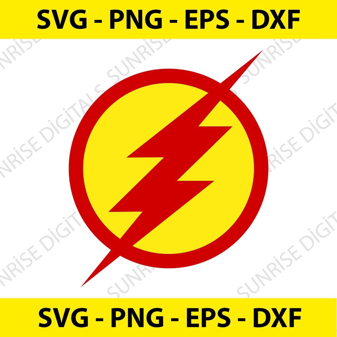Flash Svg, Avangers Svg, Svg Cut File for Cricut, Eps Dxf Png Digital ...