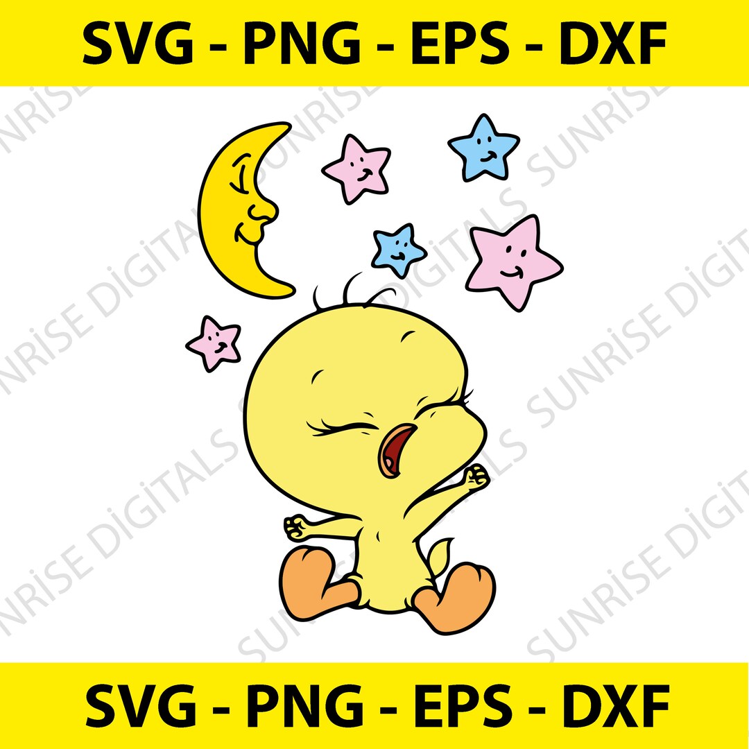 Sleepy Twe Svg, Looney T Svg, Svg Cut File for Cricut, Eps Dxf Png ...