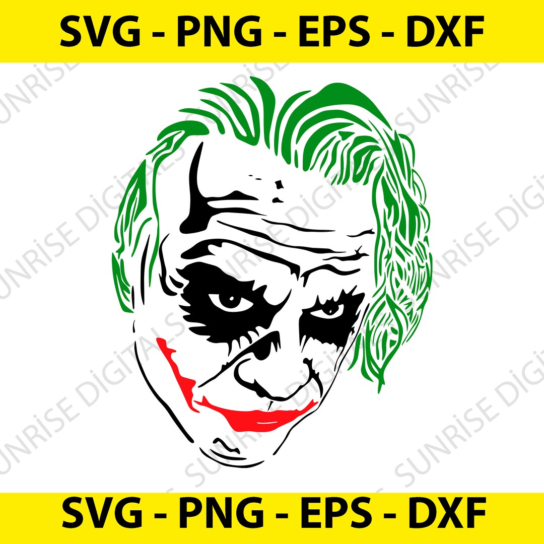 Jok Face Svg, Jok Svg, Svg Cut File for Cricut, Eps Dxf Png Digital ...