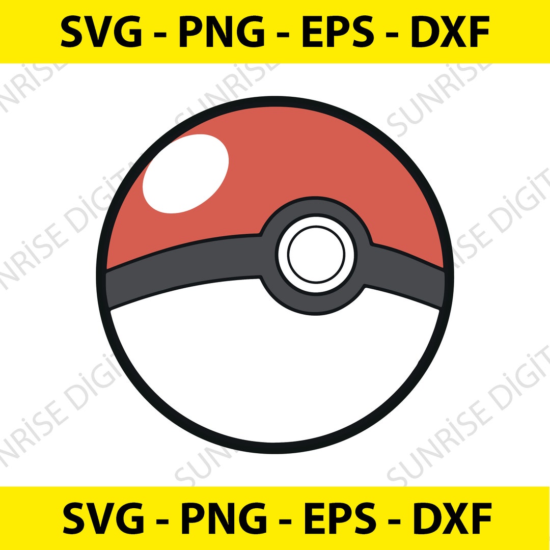 Pokeball Svg Pokemon Go Svg, Poke Go Svg, Svg Cut File for Cricut, Eps ...