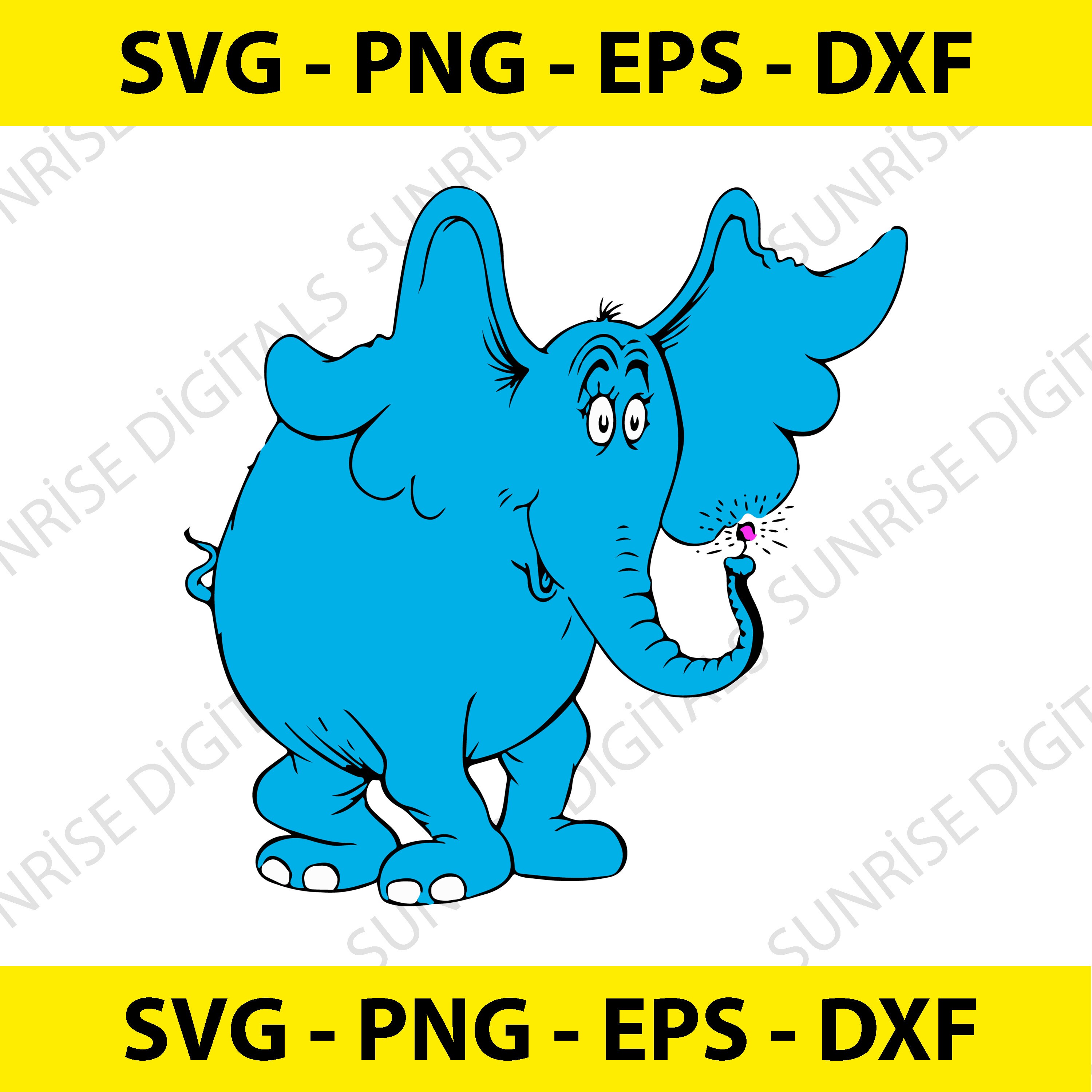 Elephant D Sue Svg, Sue Svg, Svg Cut File for Cricut, Eps Dxf Png ...