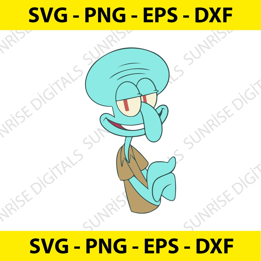 Squi Sponge Svg, Sponge B Svg Sponge Png, Svg Cut File for Cricut, Eps ...