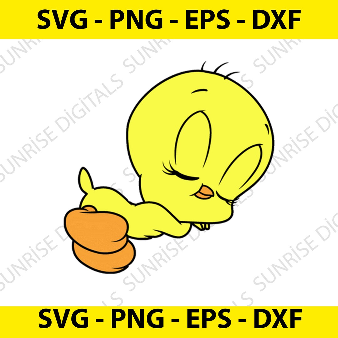 Sleepy Twe Svg, Looney T Svg, Svg Cut File for Cricut, Eps Dxf Png ...