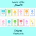 Arabic Shapes Flashcards - Printable - Arabic Education - Preschool ...