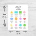 Arabic Shapes Poster - Printable - Arabic Education - Preschool ...