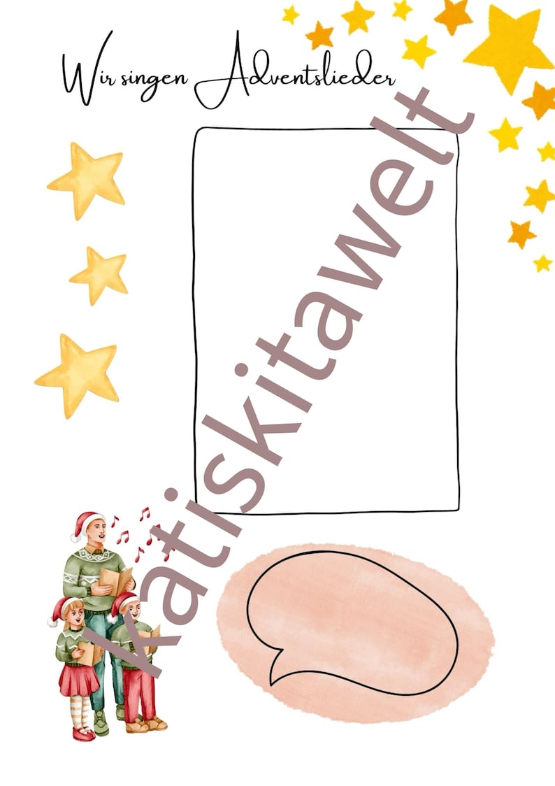 65 bunte Portfolio Vorlagen zu Advent, Nikolaus und Weihnachten für ...