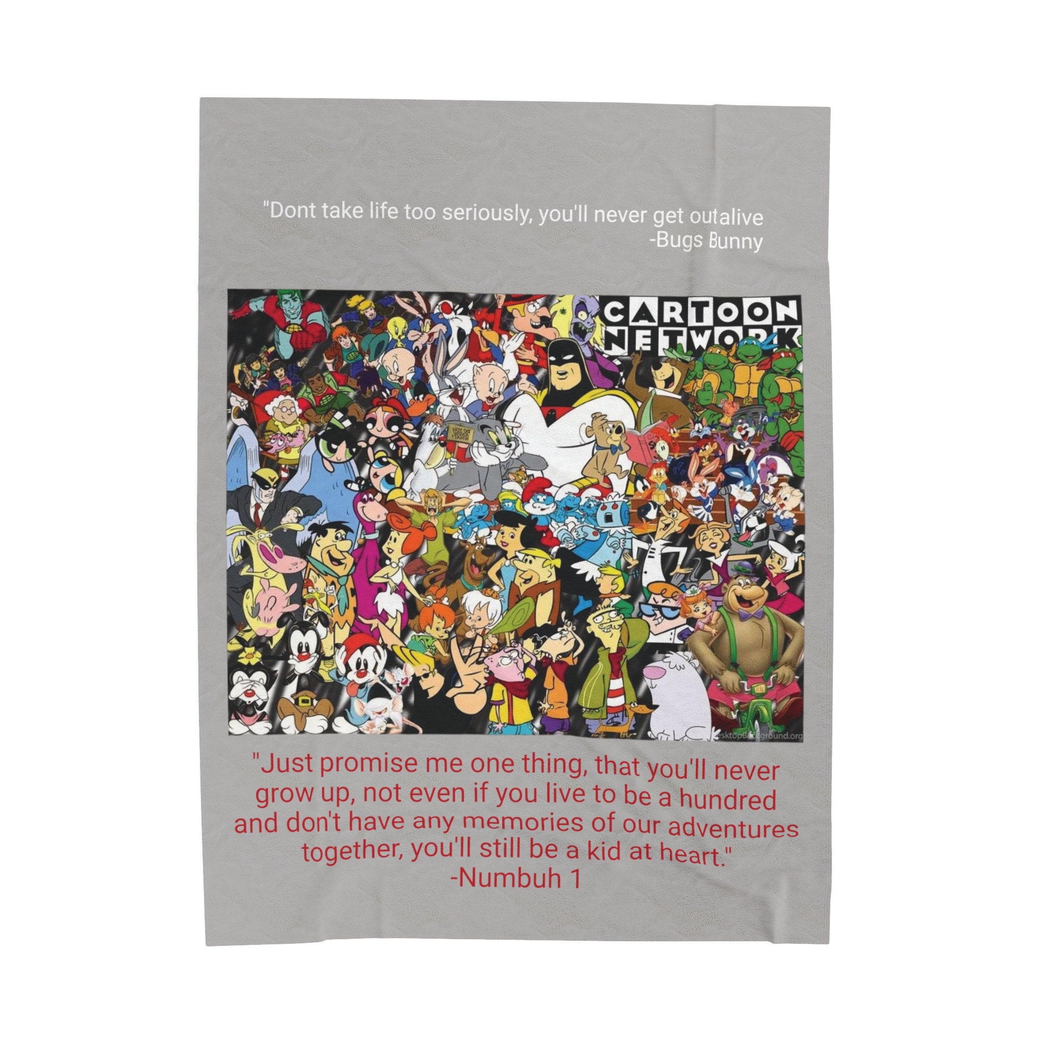 Cartoon Network Plush Blanket - Etsy