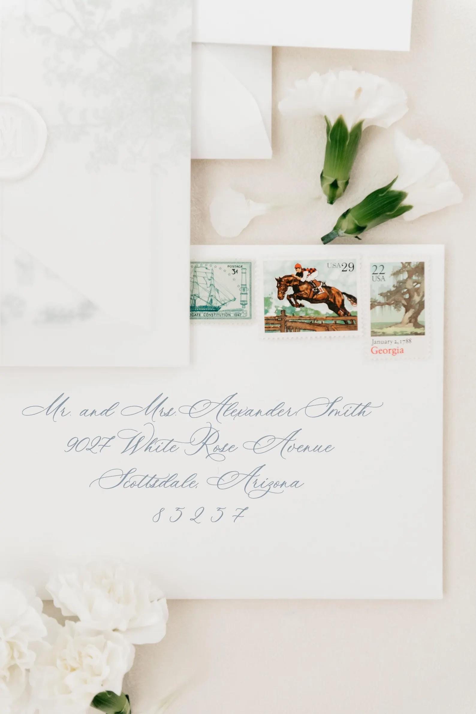CUSTOM Addressed Wedding Envelopes, Printed Envelopes for Wedding ...