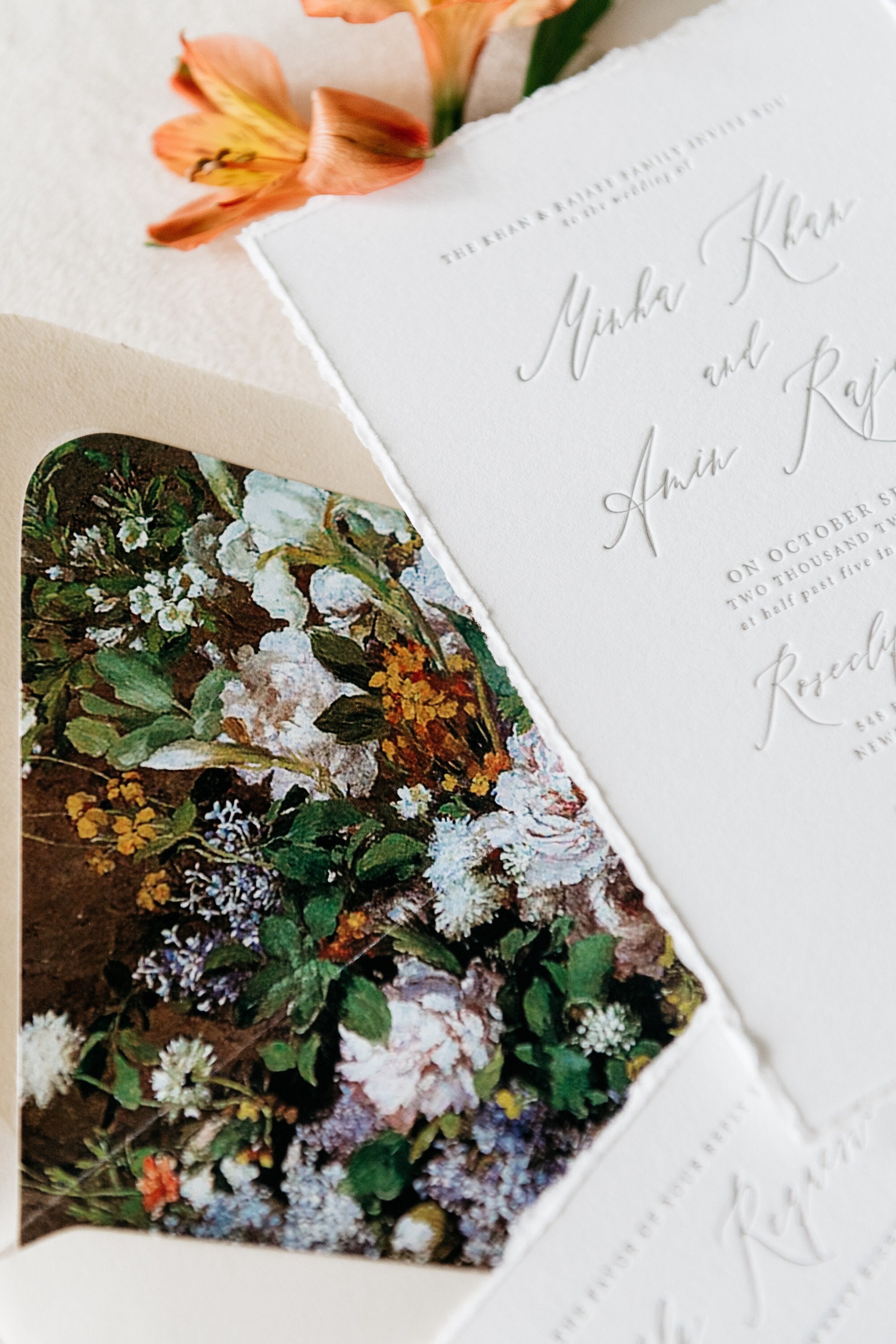 Floral Envelope Liner Watercolor Floral Envelope Liner DIY Instant ...