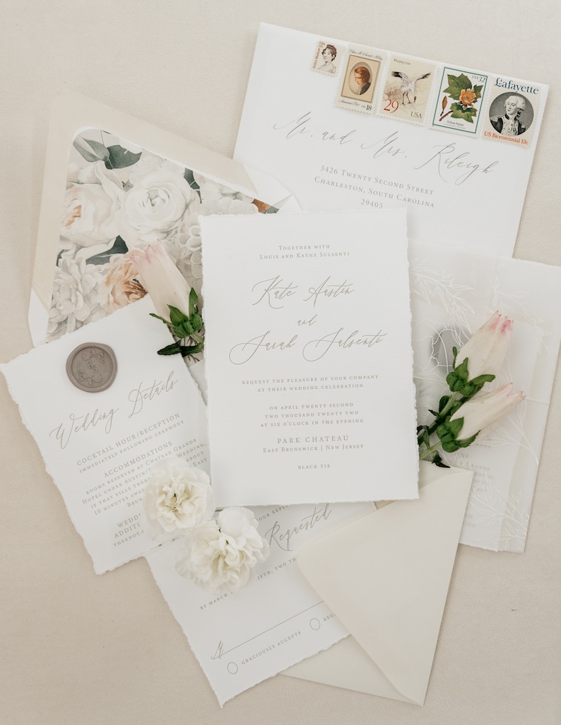 Envelope Liner for Wedding Invitations, Lined Envelopes for 5x7 ...