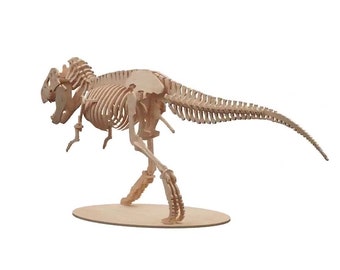 Brontosaurus Dinosaur 3D Model Puzzle Large Laser Cut Dinosaur - Gift ...