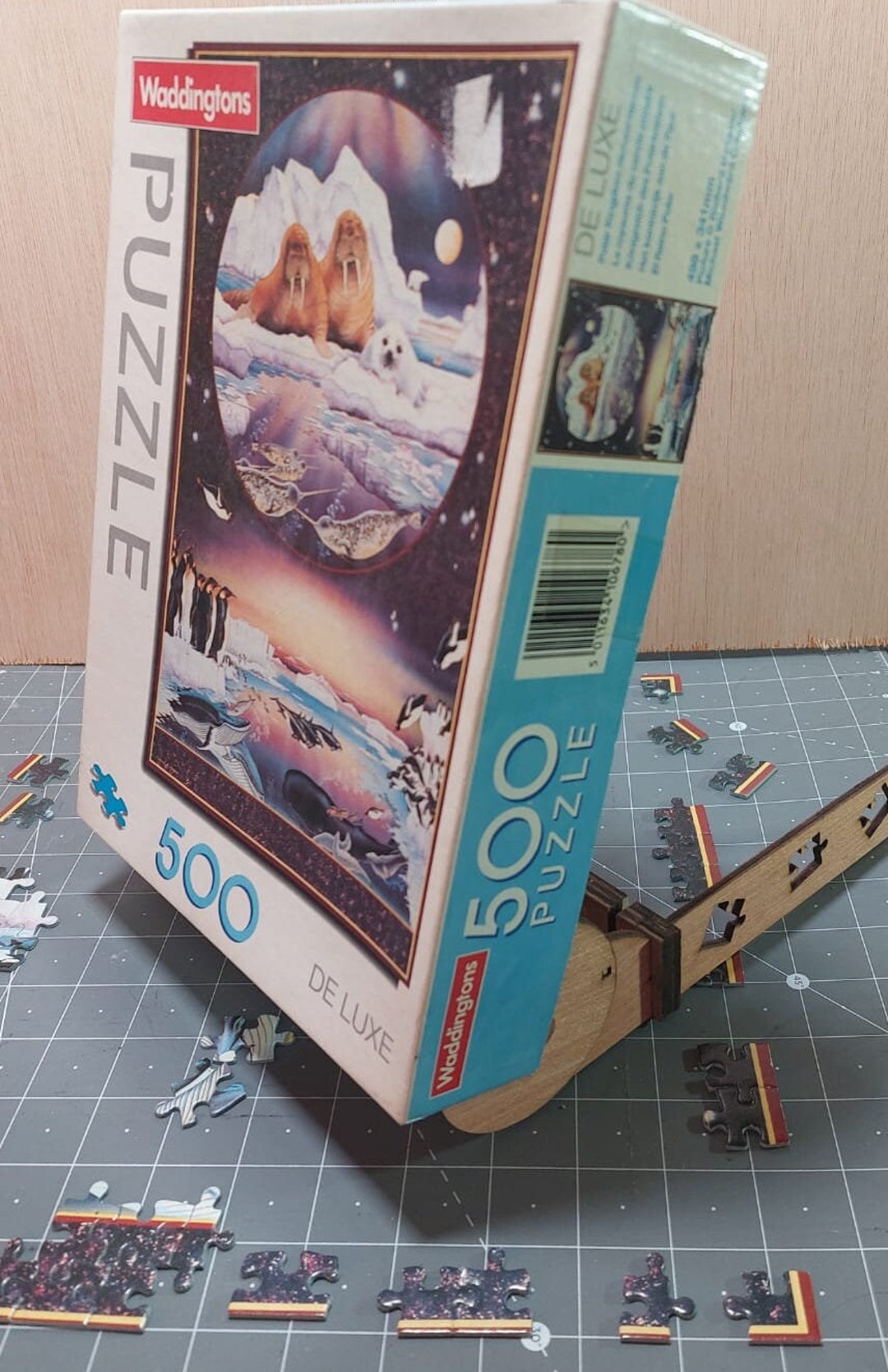 Versatile Jigsaw Puzzle Box Lid Stand, Adjustable Width & 4 Tilt ...