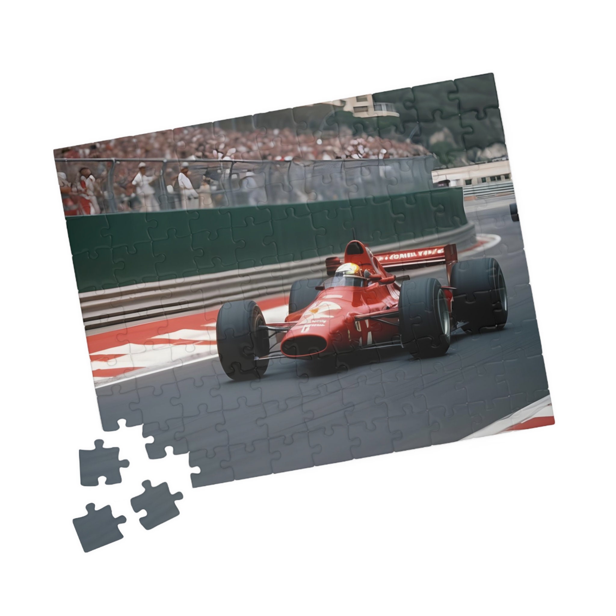 Formula 1 Monaco Grand Prix 60's and 70's Style Racing Jigsaw Puzzle F1 ...