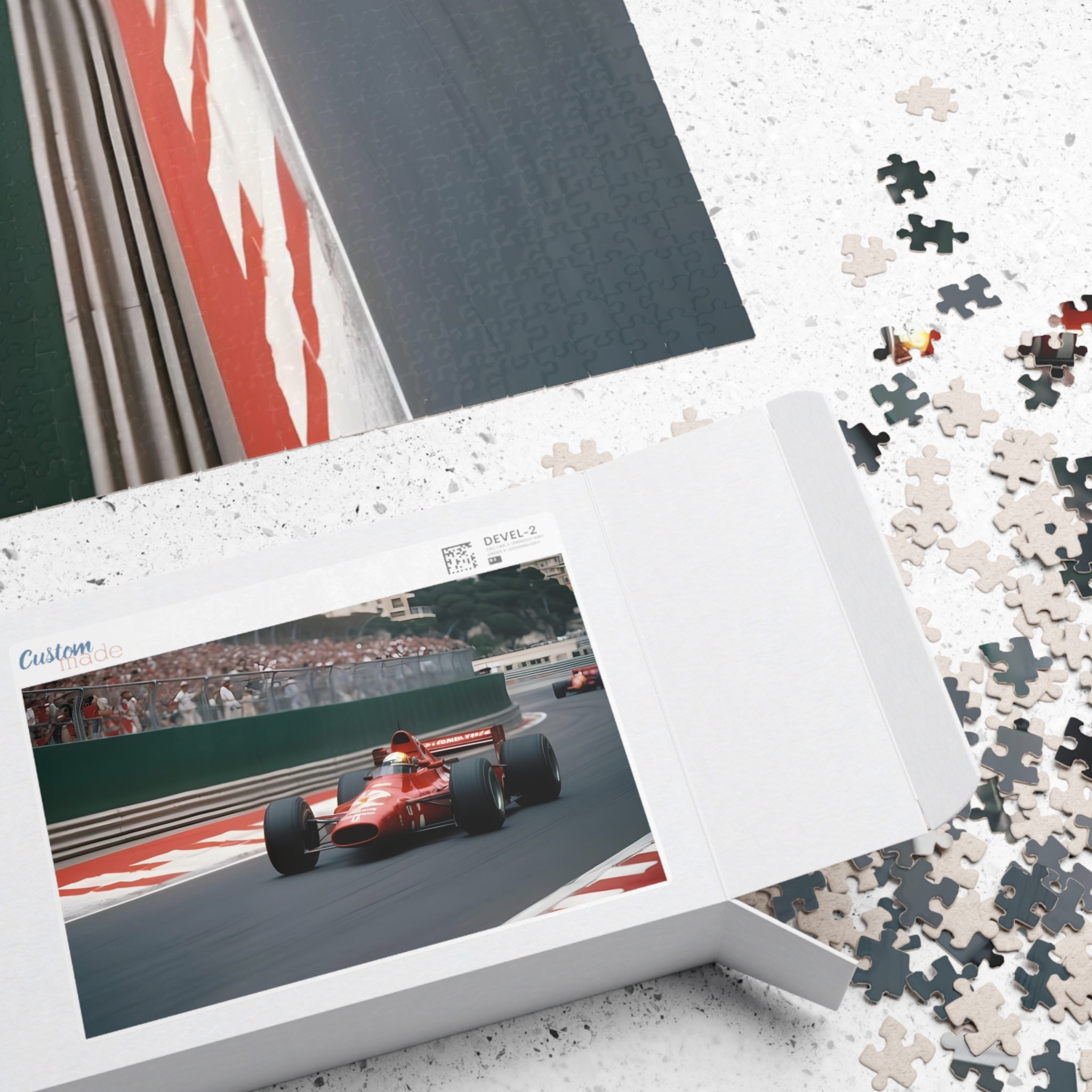 Formula 1 Monaco Grand Prix 60's and 70's Style Racing Jigsaw Puzzle F1 ...