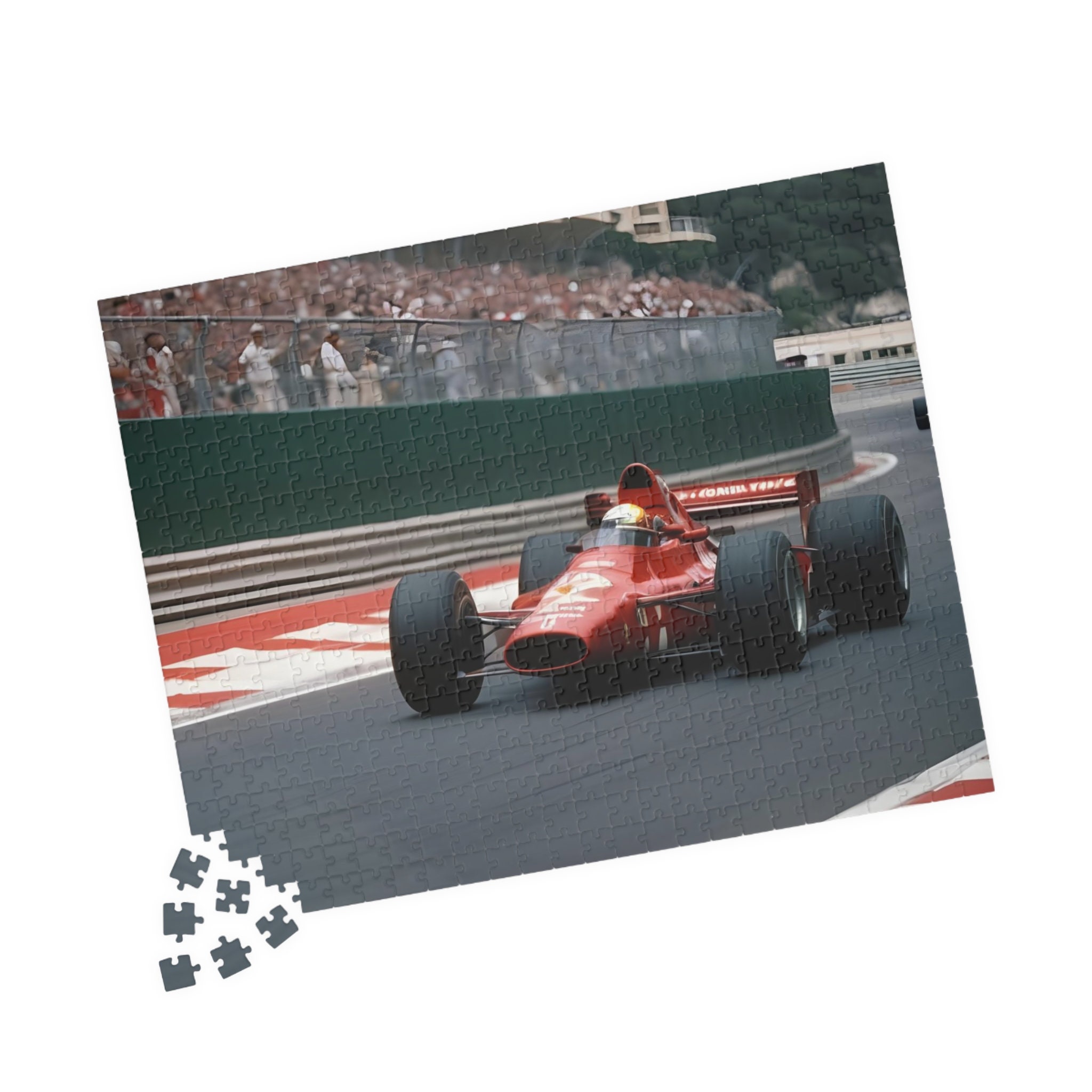 Formula 1 Monaco Grand Prix 60's and 70's Style Racing Jigsaw Puzzle F1 ...