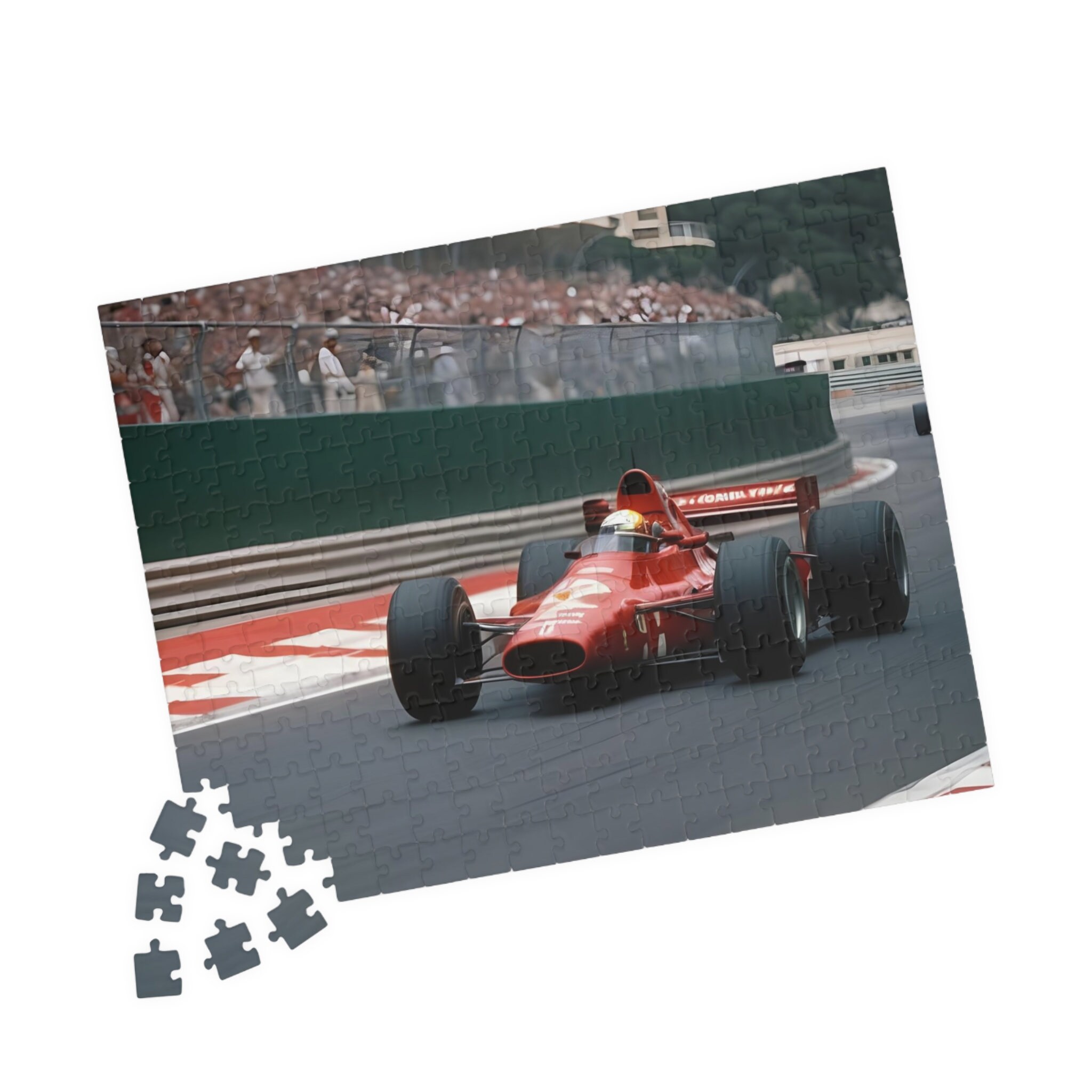Formula 1 Monaco Grand Prix 60's and 70's Style Racing Jigsaw Puzzle F1 ...