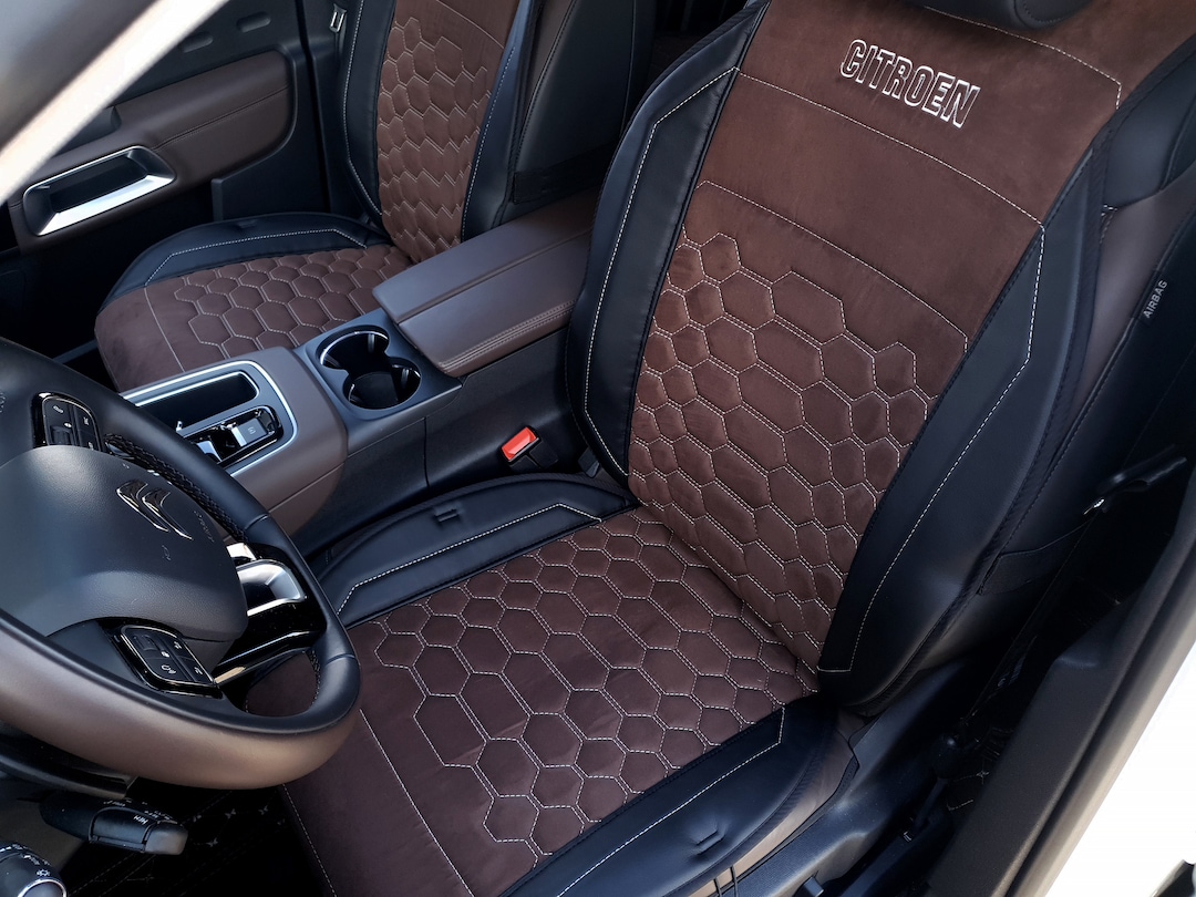 Car Seat Covers Alcantara and Eco-leather, Universal Car Seat Covers, Car Interior Kit, Custom ...