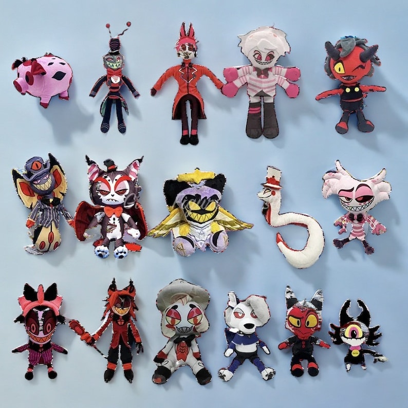 Hazbin Hotel Angel Dust Plush Alastor Plushies, Charlie Morningstar ...