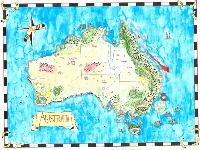 Custom, Hand Drawn Fantasy Maps. - Etsy