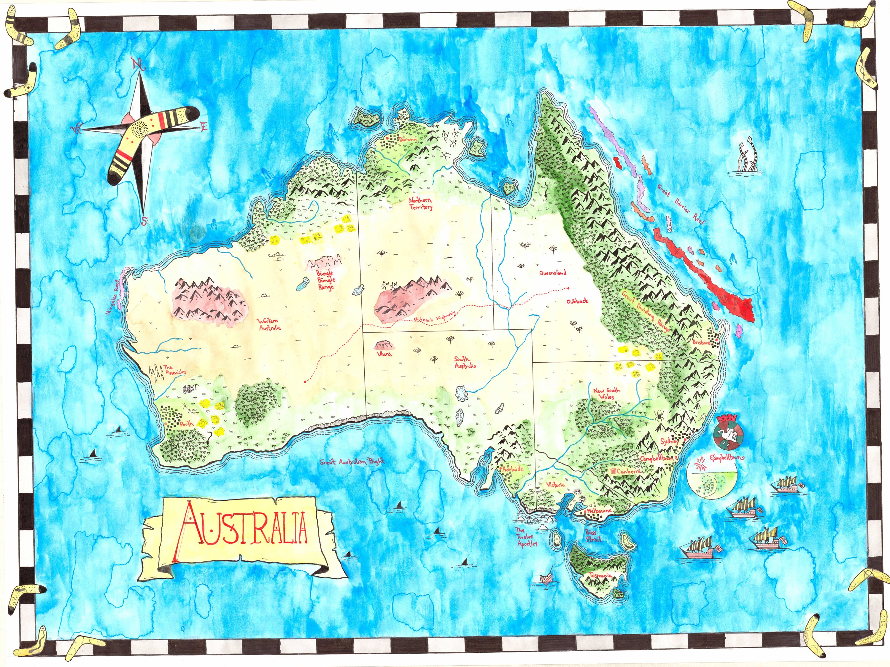 Custom, Hand Drawn Fantasy Maps. - Etsy