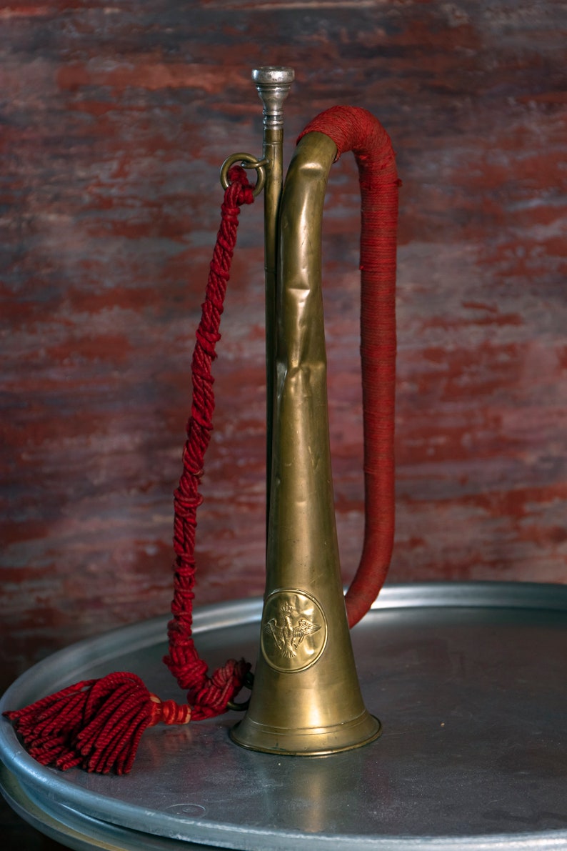 1916 Prussian Brass Bugle: WW1 German Military Horn With Tassel - Etsy