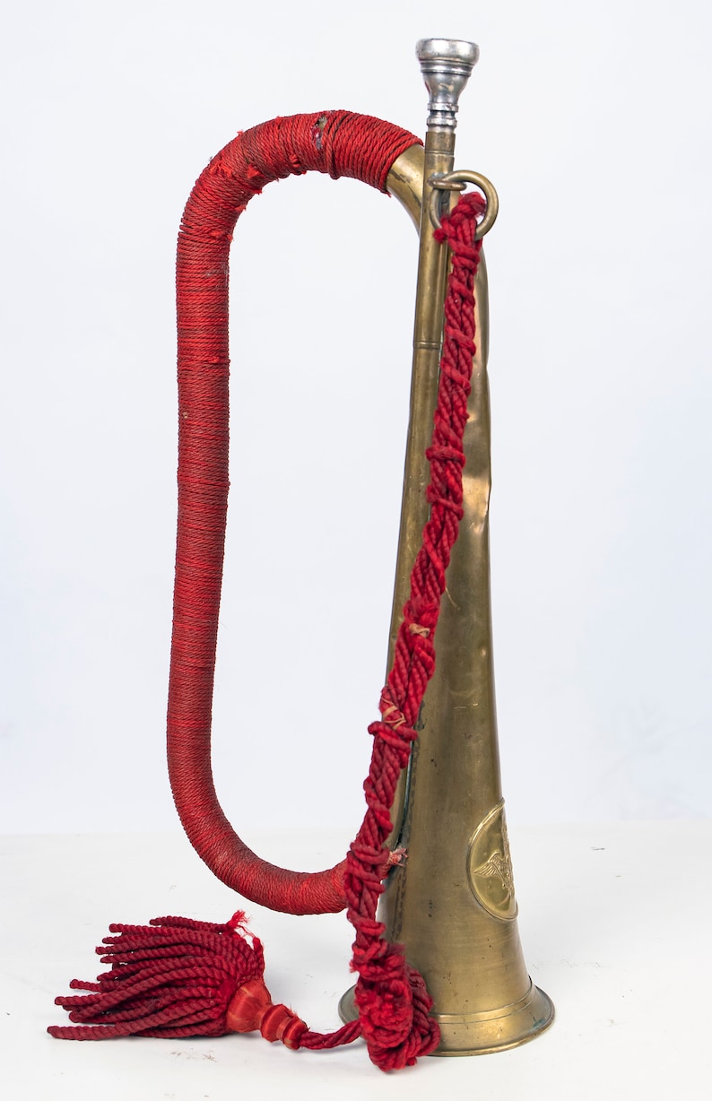 1916 Prussian Brass Bugle: WW1 German Military Horn With Tassel - Etsy