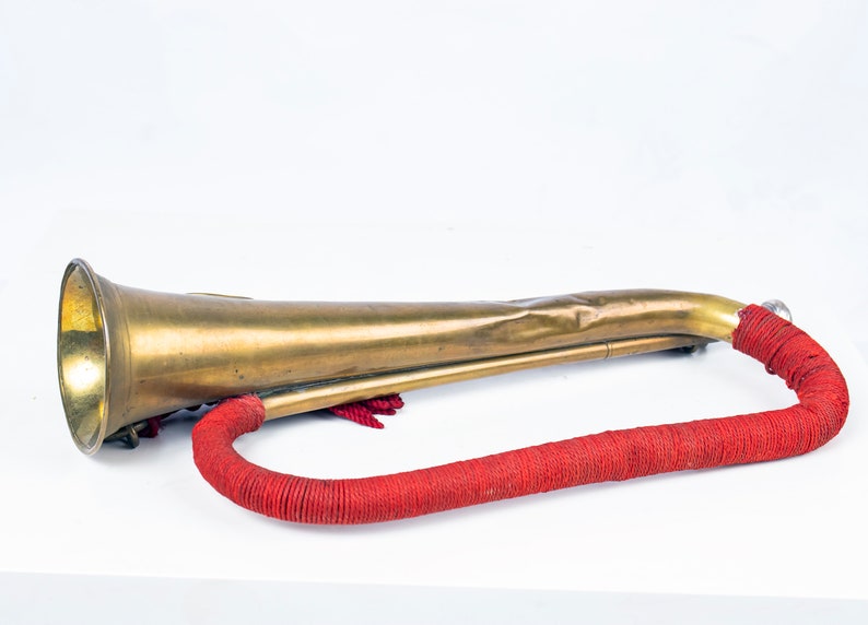 1916 Prussian Brass Bugle: WW1 German Military Horn With Tassel - Etsy