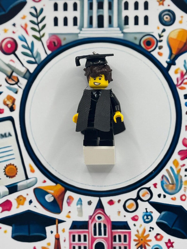 Personalised Minifigure Graduation Frame - Etsy