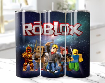 Roblox 20 Oz Skinny Tumbler Sublimation Design, Tumbler Wrap Design ...