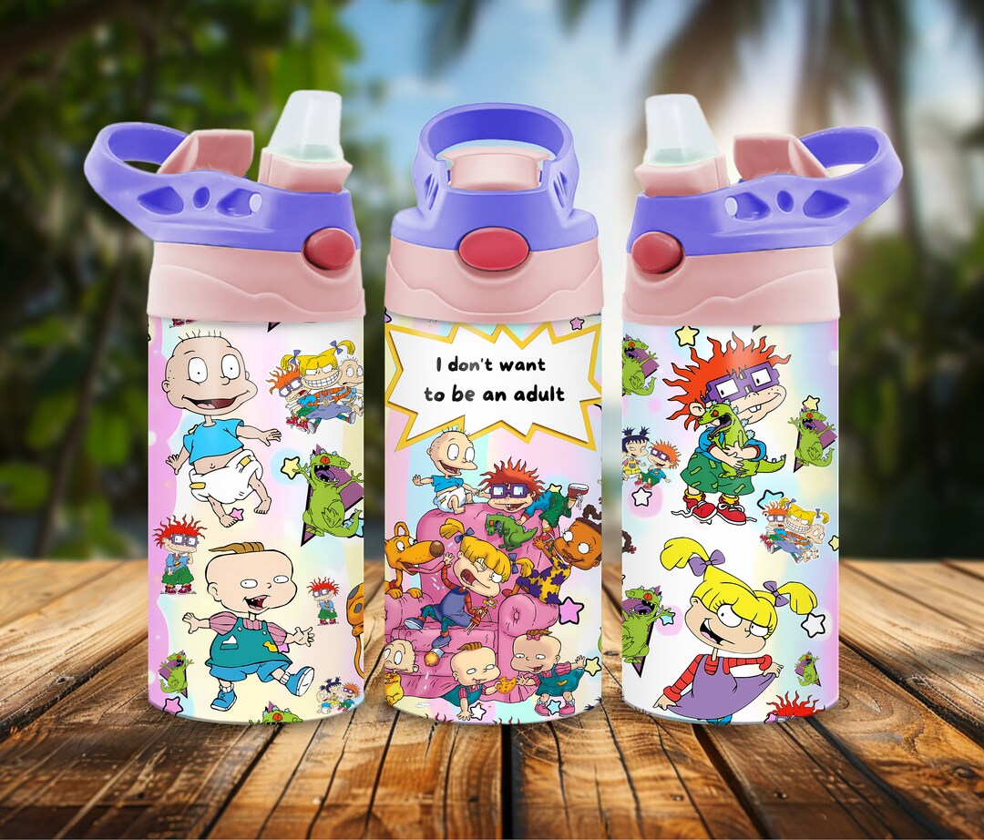Funny Animation Cartoon Wrap 12 Oz Skinny Tumbler Wrap Designs ...