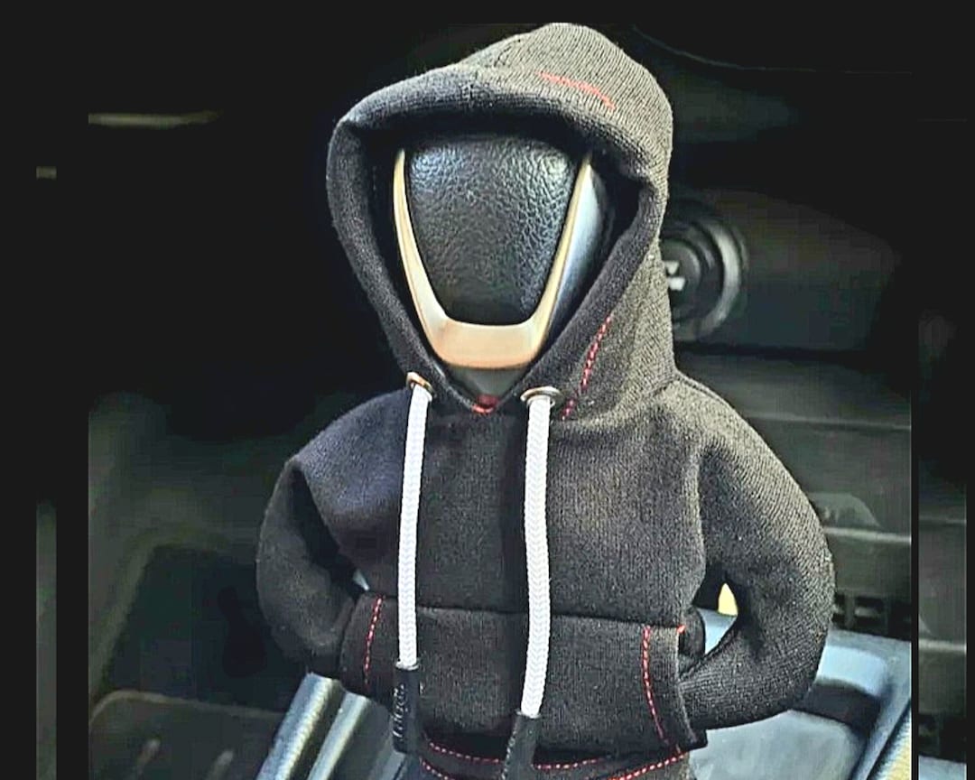 Fun Gear Shift Cover. Mini Hoodie for the Gear Knob. Car Rearview ...