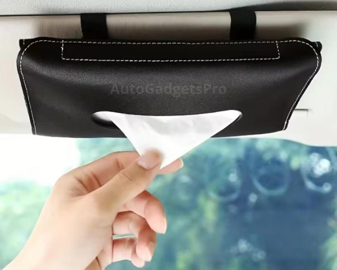 Tissue Box for the Car Interior. Car Paper Holder. Easy to Install ...