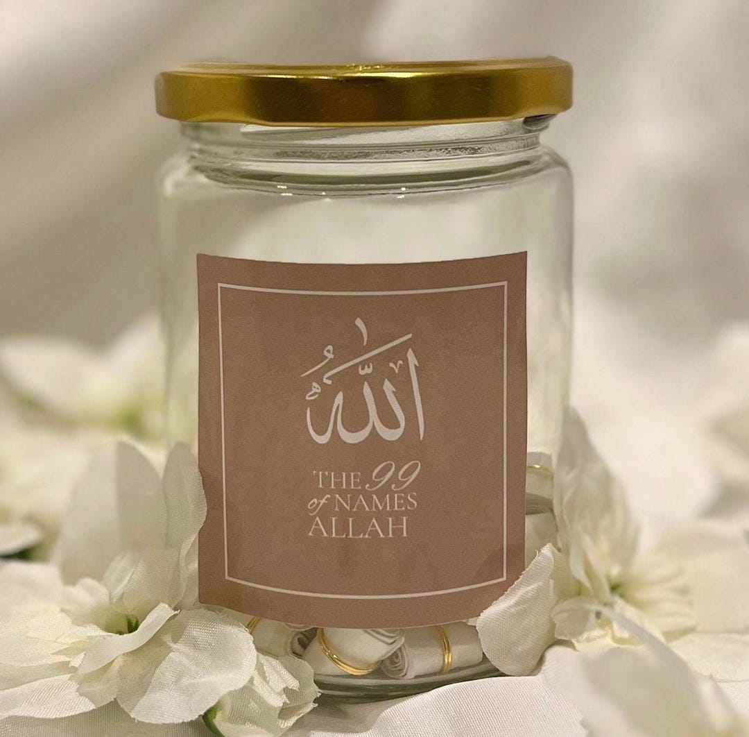 A Jar of 99 Names of Allah | Islamic Reminders | Quran | Islam | Dua ...