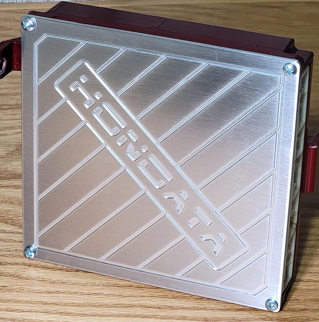 615M&F Honda K20/K24 Custom Machined Brushed Aluminum ECU Cover HONDATA ...